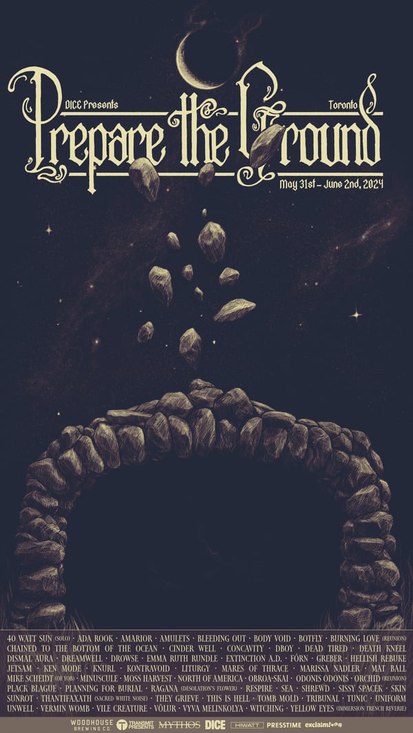 Prepare the Ground 2024 Posters & Logo by Stephen Wilson